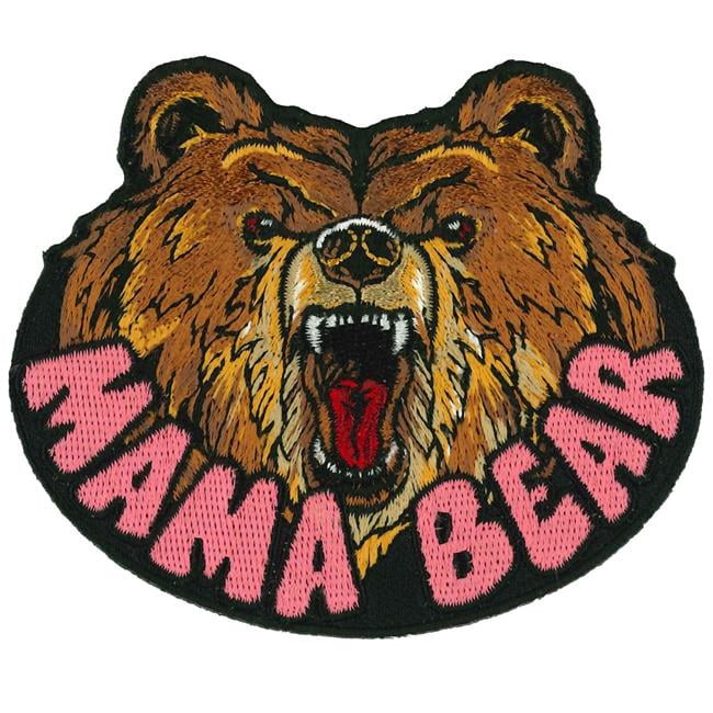 Hot Leathers 3.5 x 3 in. Mama Bear Patch - Multi Color - Walmart.com