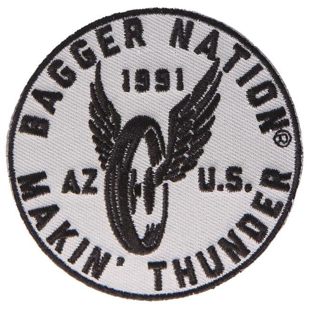 Hot Leathers 3 in. Official Paul Yaffes Bagger Nation Flying Wheel Patch - Walmart.com