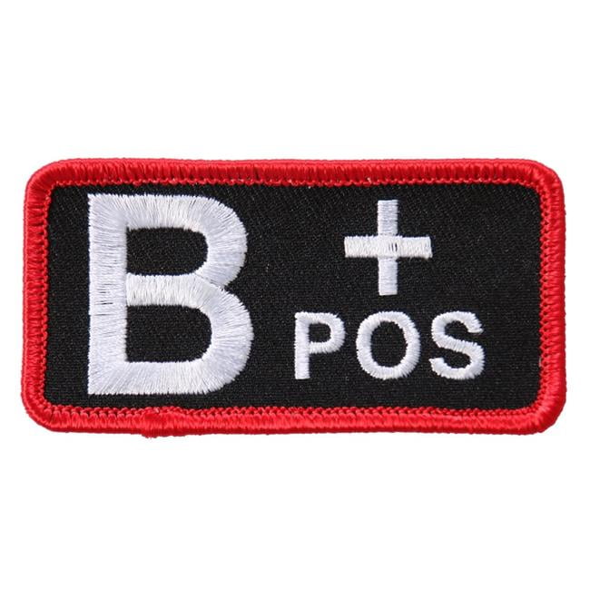 Hot Leathers PPL9546 3 x 2 in. Blood Type B Positive Patch - Multi ...