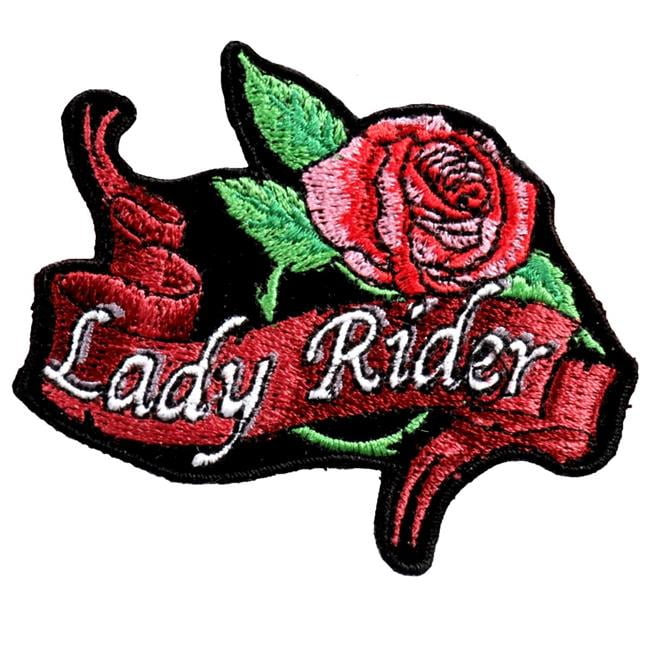 Hot Leathers 3 x 2 in. Lady Rider Patch - Multi Color - Walmart.com