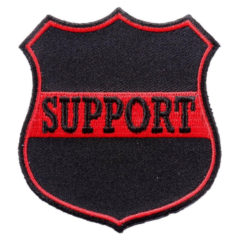 Hot Leathers PPA9860 Support Red 3"x3" Patch 3 Width x 3 Height Inches ...