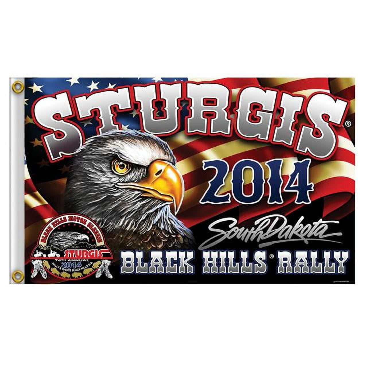 Hot Leathers spa1439 3 x 5 ft. Official 2014 Sturgis Motorcycle Rally ...