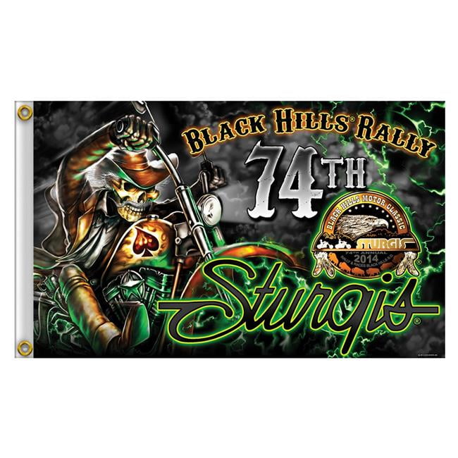 Hot Leathers 3 x 5 ft. Official 2014 Sturgis Motorcycle Rally No.1 ...
