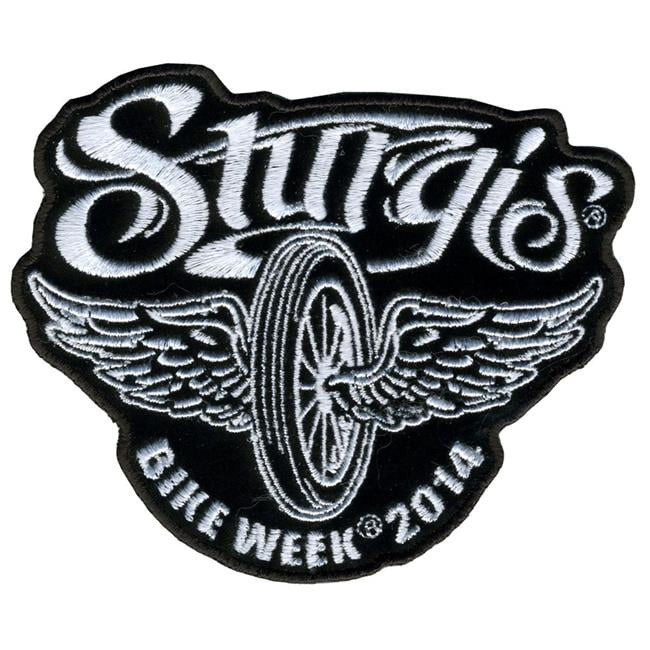 Hot Leathers 4 in. Official 2014 Sturgis Motorcycle Rally Flying Wheel ...