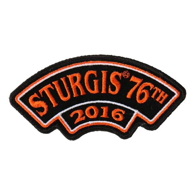 Hot Leathers 4 in. Official 2016 Sturgis Motorcycle Rally Rocker Patch ...