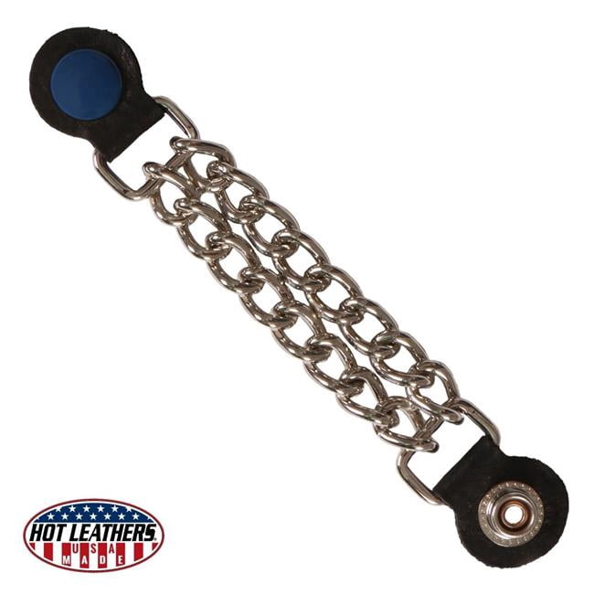 Hot Leathers 4 in. USA Made Premium Leather Vest Extender with Snap ...