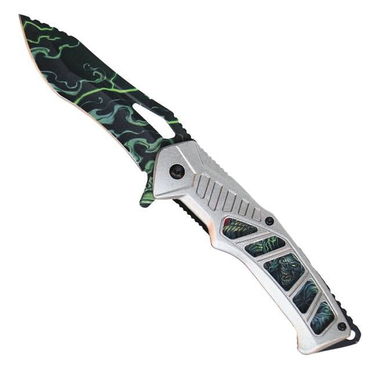 Hot Leathers 4 in. Zombie Gas Knife - Green - Walmart.com