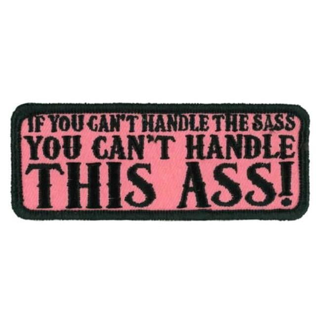 Hot Leathers 4 x 1.5 in. Handle the Sass Patch - Multi Color - Walmart.com