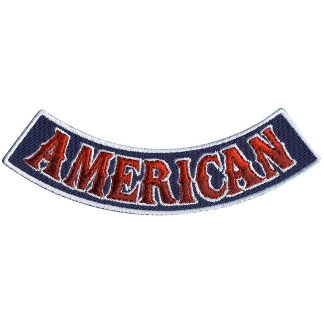 Hot Leathers American 4” X 1” Bottom Rocker Patch PPM5108 4 Width x 1 ...