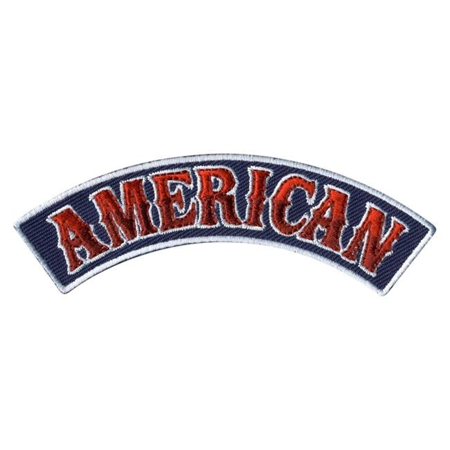 Hot Leathers 4 x 1 in. American Top Rocker Patch - Multi Color ...
