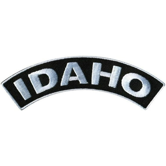 Hot Leathers Idaho 4” X 1” Top Rocker Patch PPM4024 4 Width x 1 Height ...