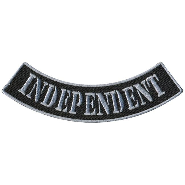 Hot Leathers 4 x 1 in. Independent Bottom Rocker Patch - Multi Color ...