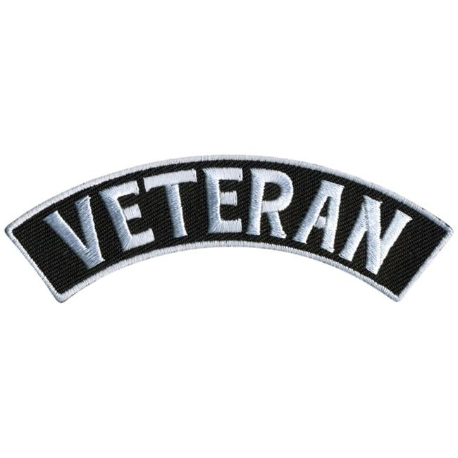 Hot Leathers 4 x 1 in. Veteran Top Rocker Patch - Multi Color - Walmart.com