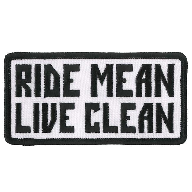 Hot Leathers PPL9864 4 x 2 in. Ride Mean Patch - Multi Color - Walmart.com
