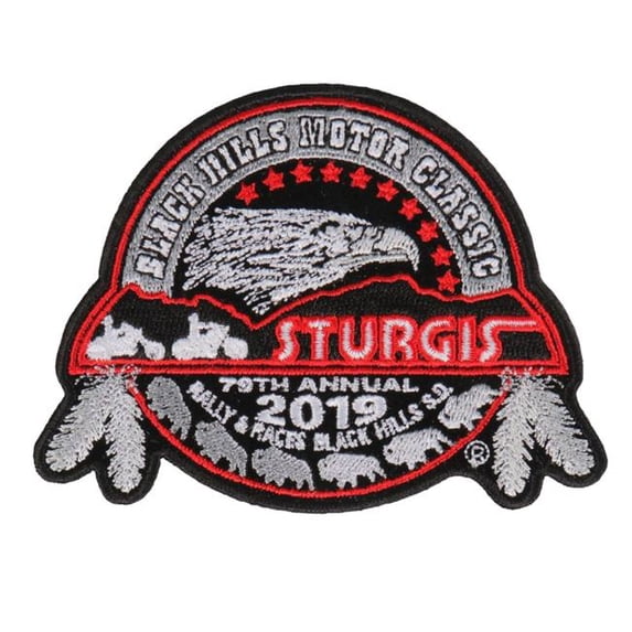Hot Leathers SPA3110 4 x 3 in. Official 2019 Sturgis Motorcycle Rally ...