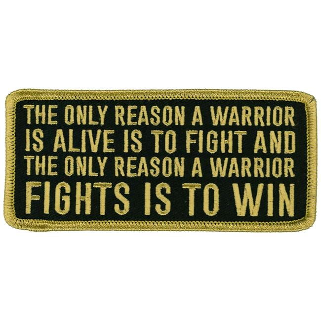 Hot Leathers 5 x 2 in. Warrior Patch - Multi Color - Walmart.com