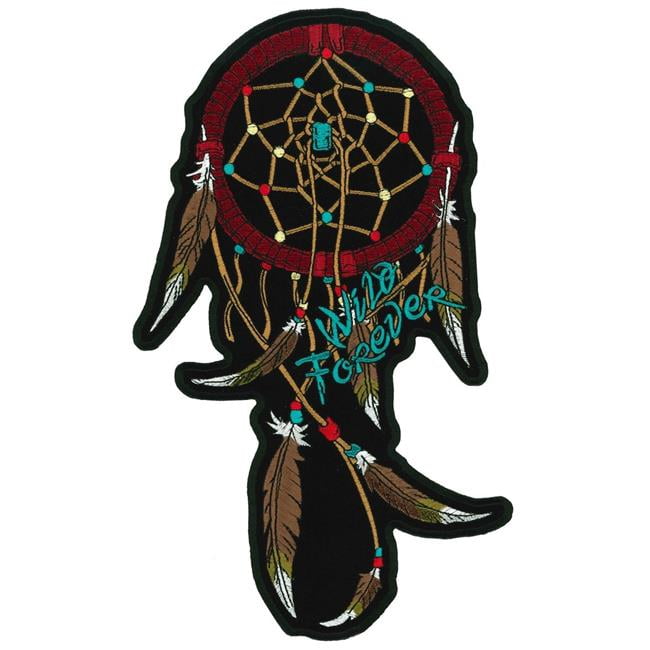 Hot Leathers 6 x 10 in. Wild Dream Catcher Patch - Multi Color ...