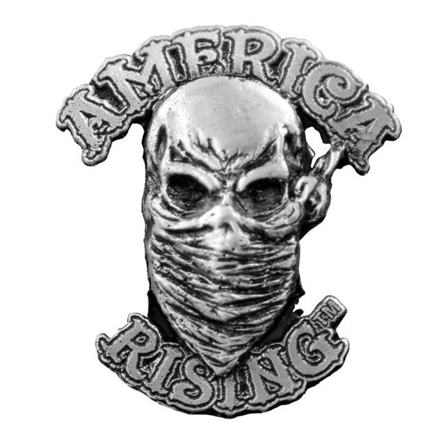 Hot Leathers America Rising Pin - Pewter - Walmart.com