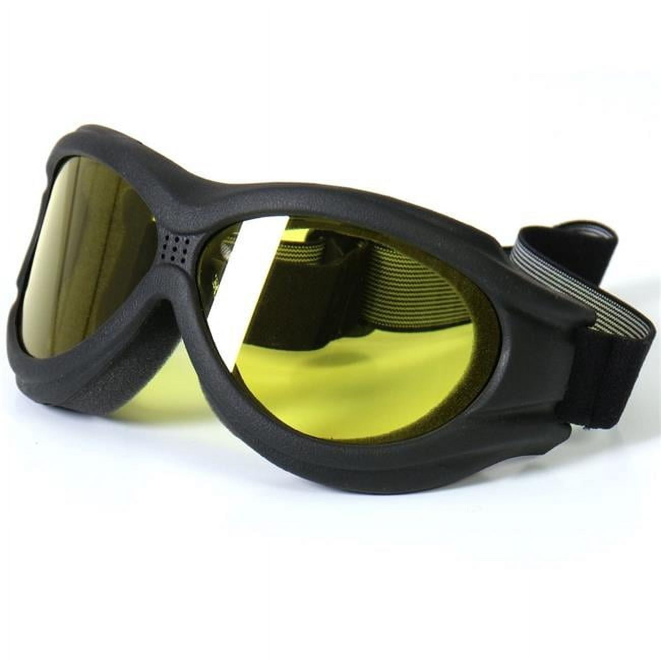 Hot Leathers Big Ben Goggles with Yellow Lenses SGG1003 - Walmart.com