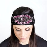 Hot Leathers RWC2013 Bling Bands Biker Mom Rhinestone Crystal Headband ...