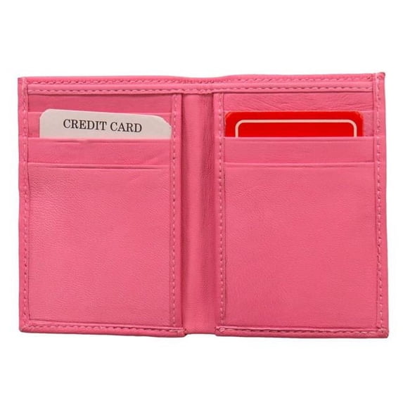 Hot Leathers Credit Card Holding Wallet - Pink - Small - Walmart.com