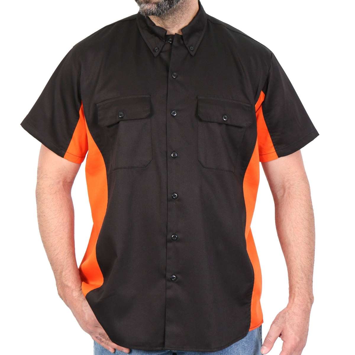 Hot Leathers GMM1008 Men's 2 Tone Lowsides Button Up Heavy-Duty Work ...