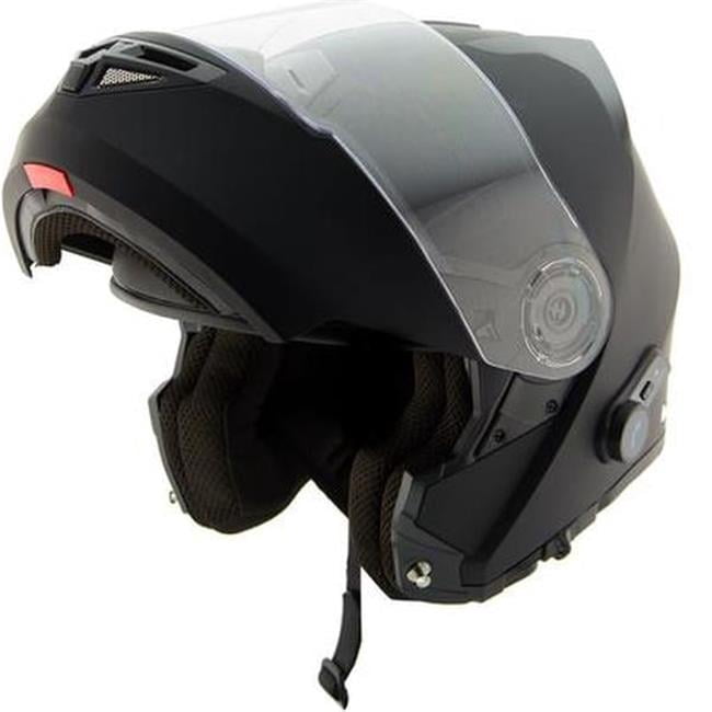 Hot Leathers Hawk H7005 Solid Modular Motorcycle Helmet with Blink ...