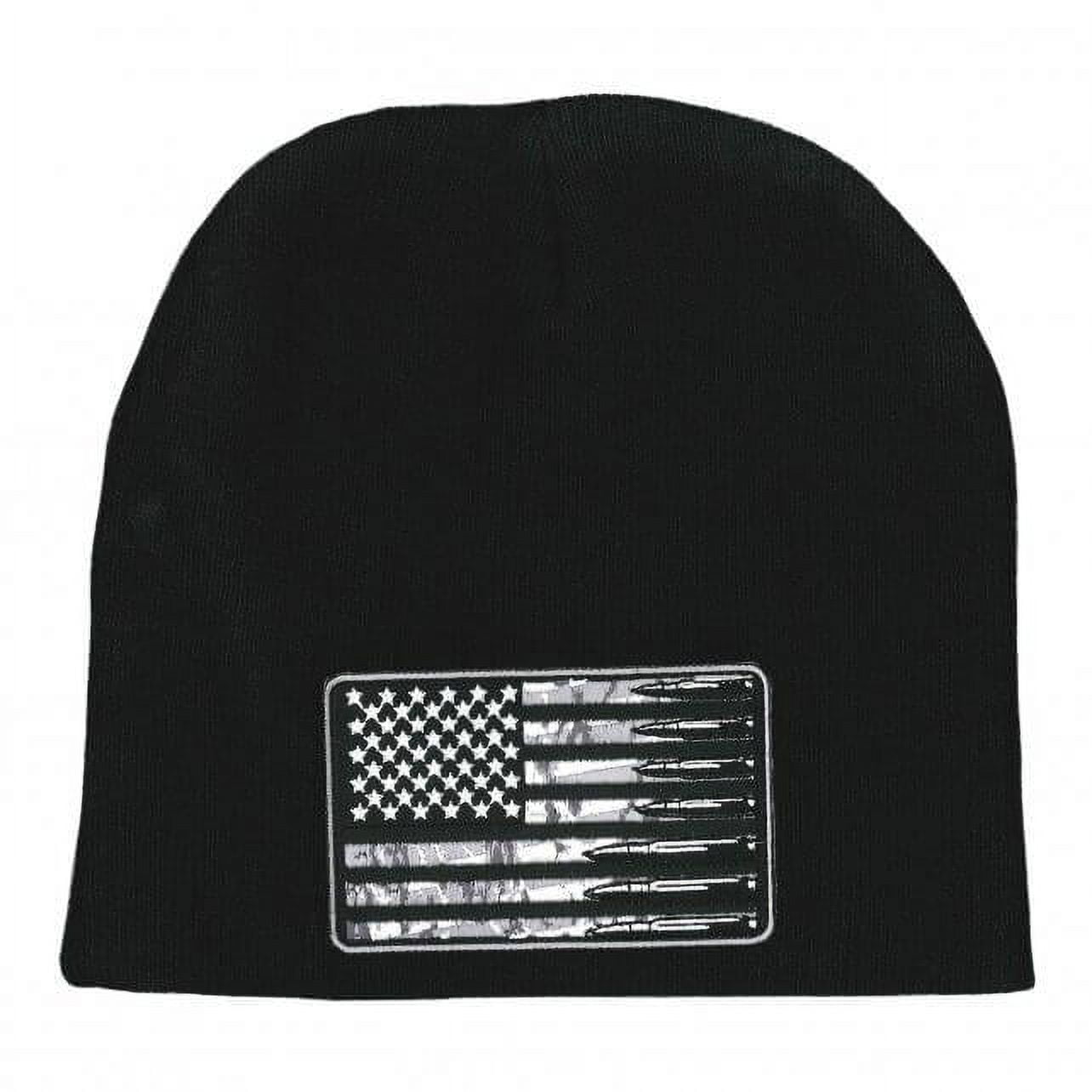 Hot Leathers KHB5010 USA Flag Bullets Knit Hat One Size - Walmart.com