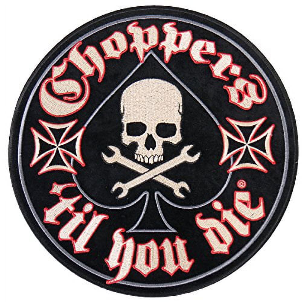 Hot Leathers, KING N QUEEN IN HOUSE, Iron-On / Saw-On Rayon PATCH - 9 ...