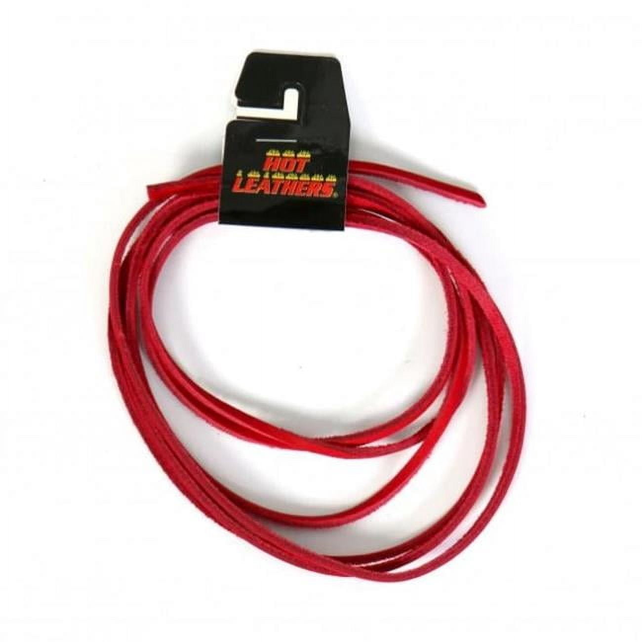 Hot Leathers 72 in. Leather Motorcycle Biker Lace - Red - Walmart.com