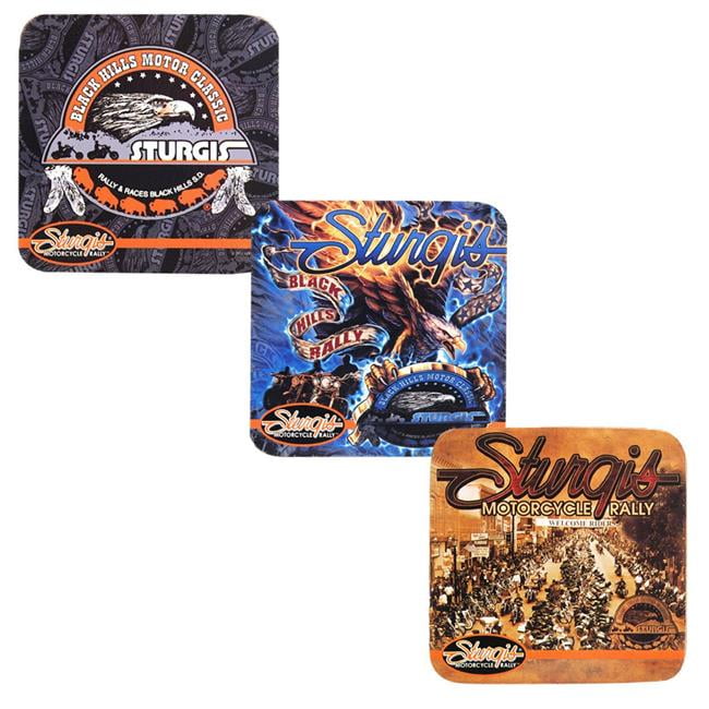 Hot Leathers spa1380 Official Sturgis Motorcycle Rally Coasters - Multi ...