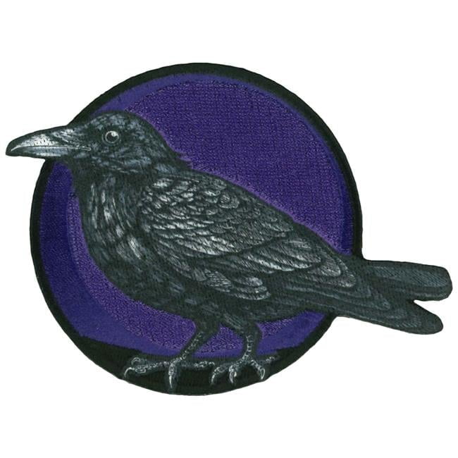 Hot Leathers PPQ2113 4 x 3 in. Raven Patch - Multi Color - Walmart.com