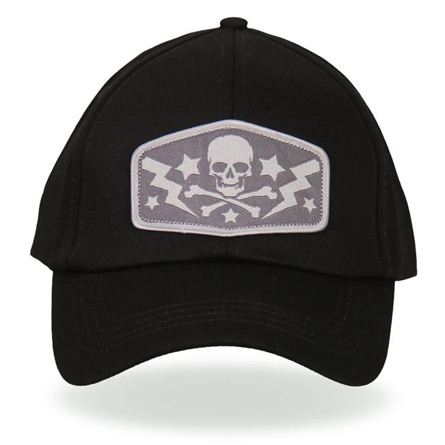 Hot Leathers RX Skull Ball Cap - Adjustable Size - Walmart.com