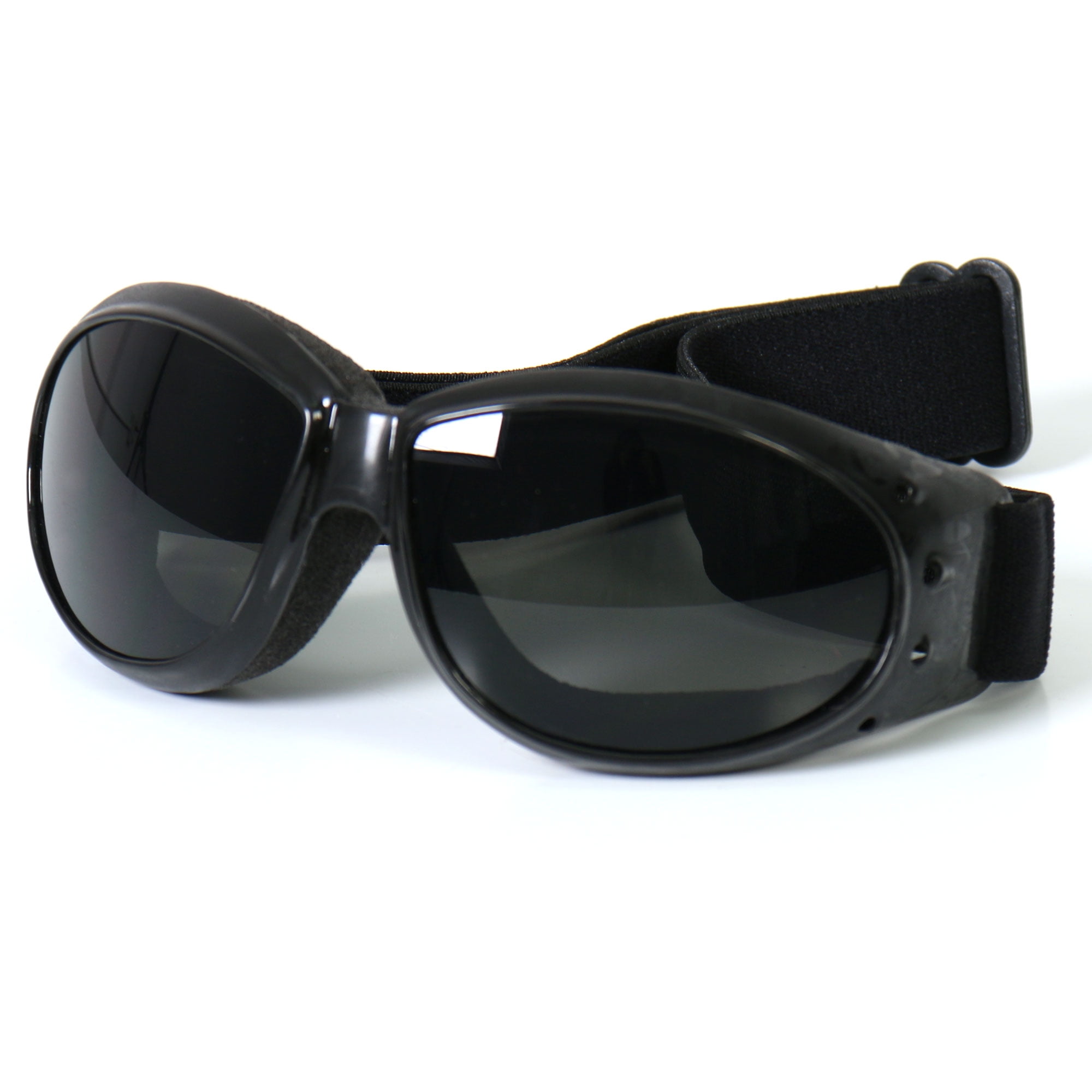 Hot Leathers SGG1004 Eliminator Style Motorcycle Riding Goggles with ...