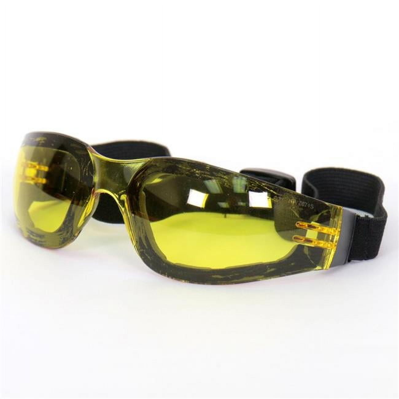 Hot Leathers Safety Sunglasses Goggles with Yellow Lenses SGG1014 ...