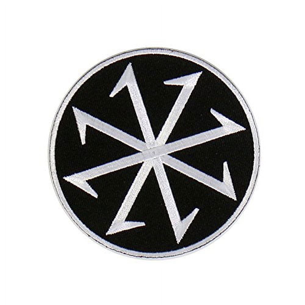 Hot Leathers, VEHMIC COURTS SYMBOL, Thread Iron-On / Saw-On Rayon PATCH ...