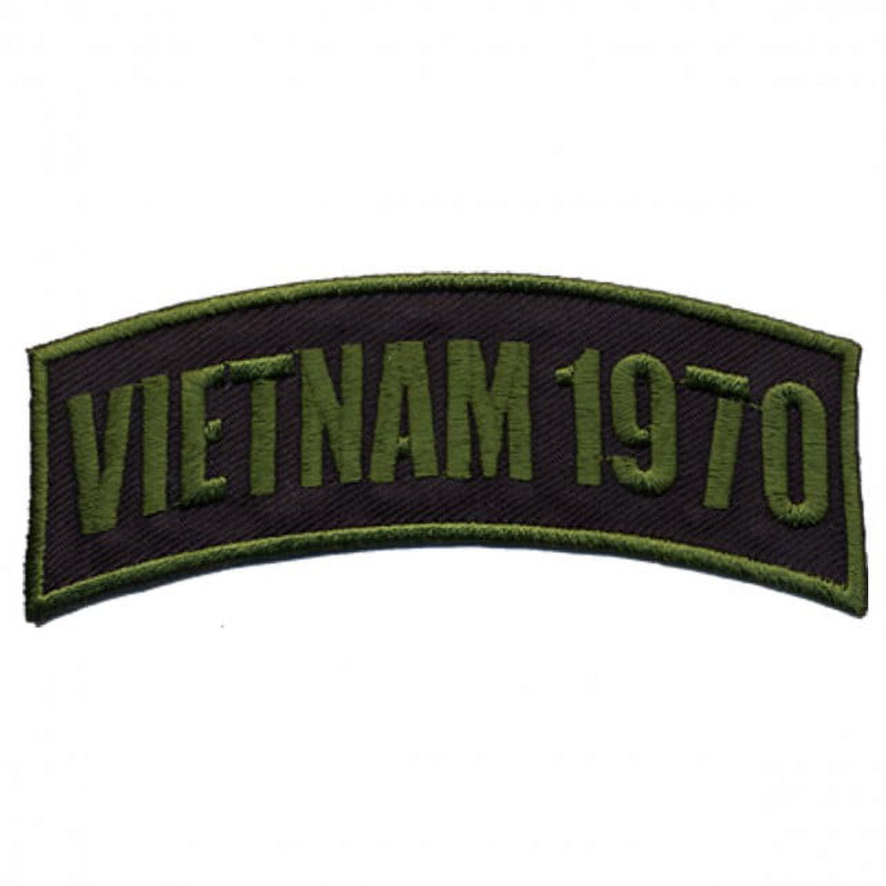 Hot Leathers, VIETNAM 1970, Embroidered Iron-On / Saw-On Rayon PATCH ...
