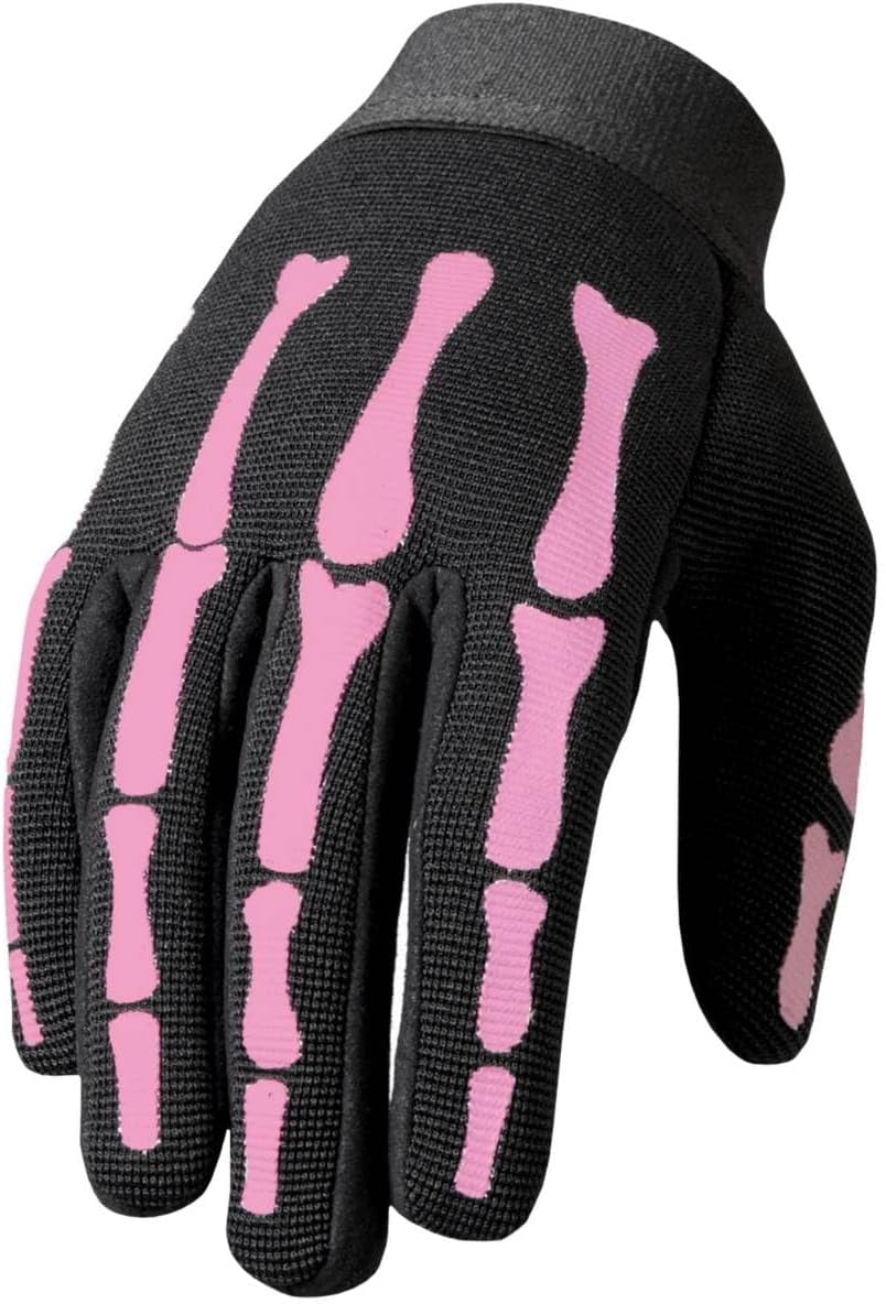 Hot Leathers Women's Pink Skeleton Mechanic Gloves - Walmart.com