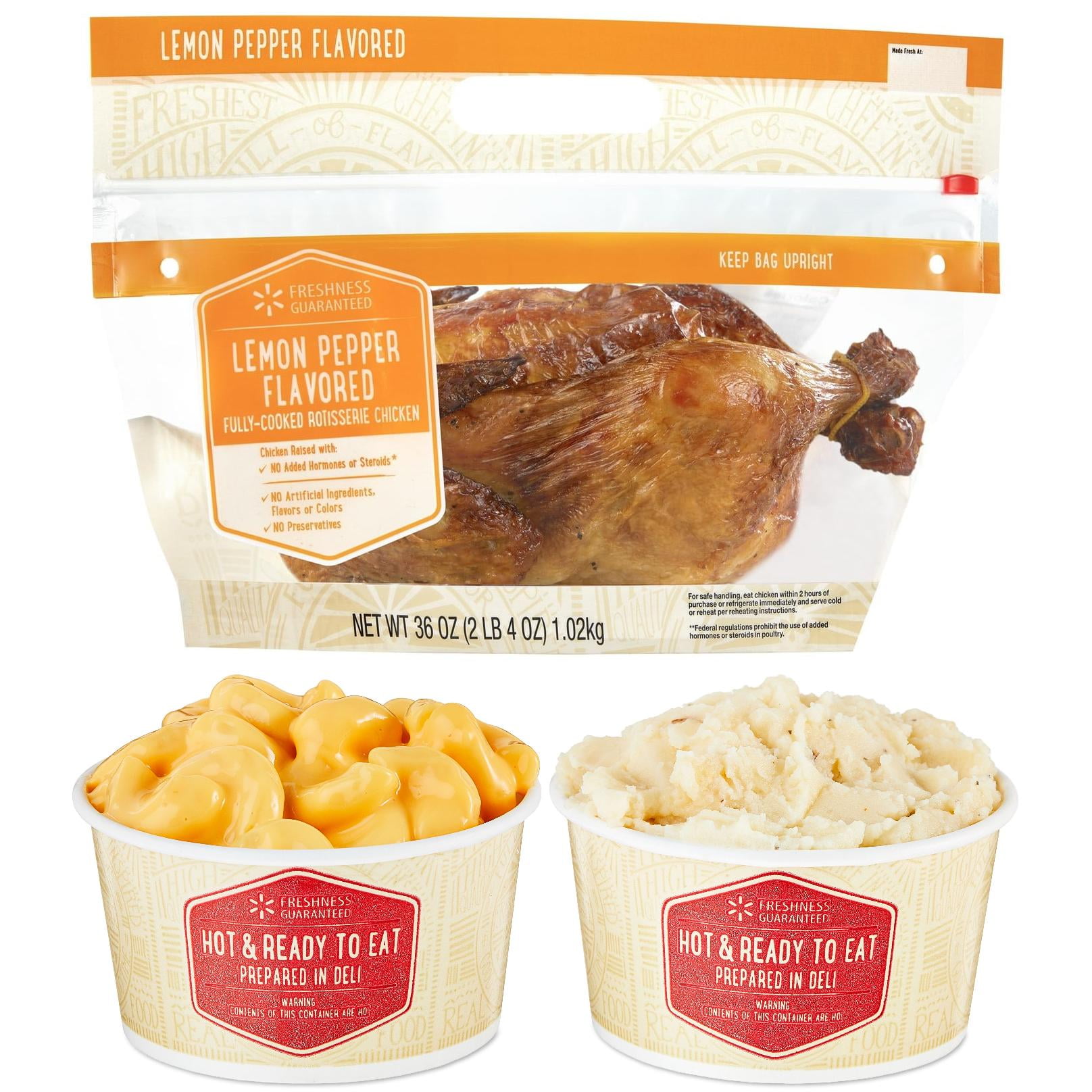 Hot Lemon Pepper Rotisserie and Two Large Hot Sides - Walmart.com