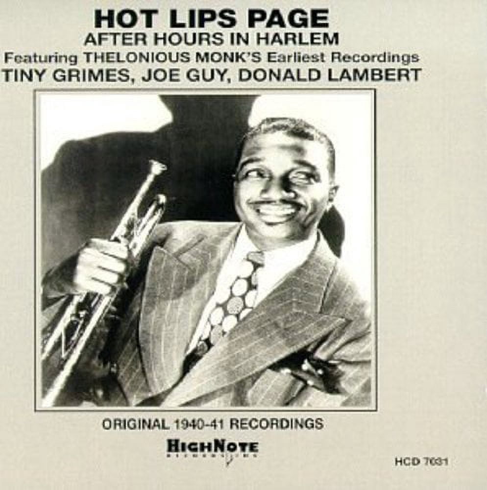 Hot Lips Page - After Hours at Minton's - Music & Performance - CD ...