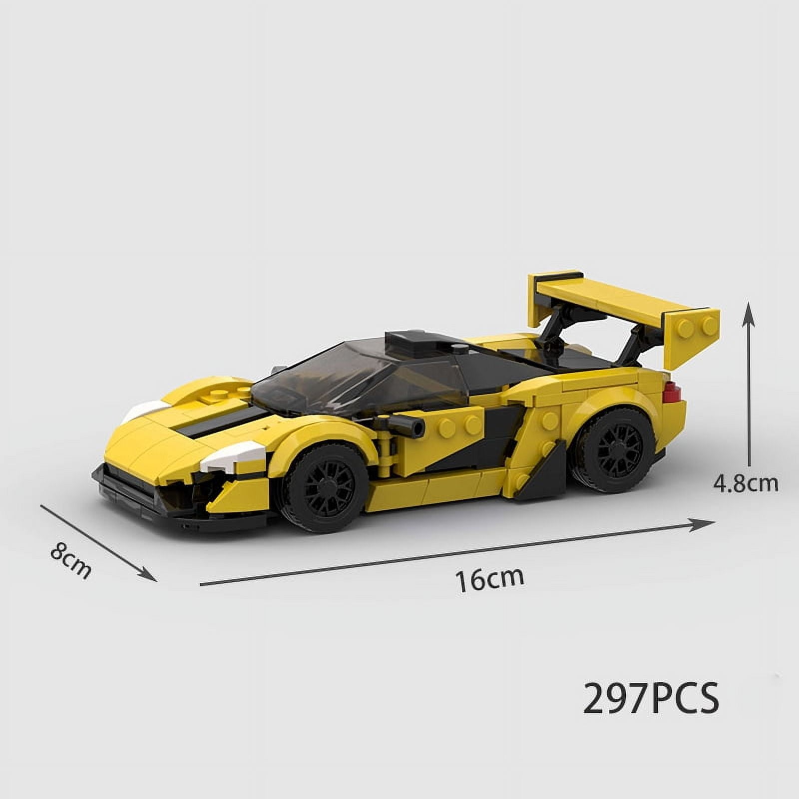 Hot MOC 765lt City Racing Car Speed Champions Sports Building Blocks ...