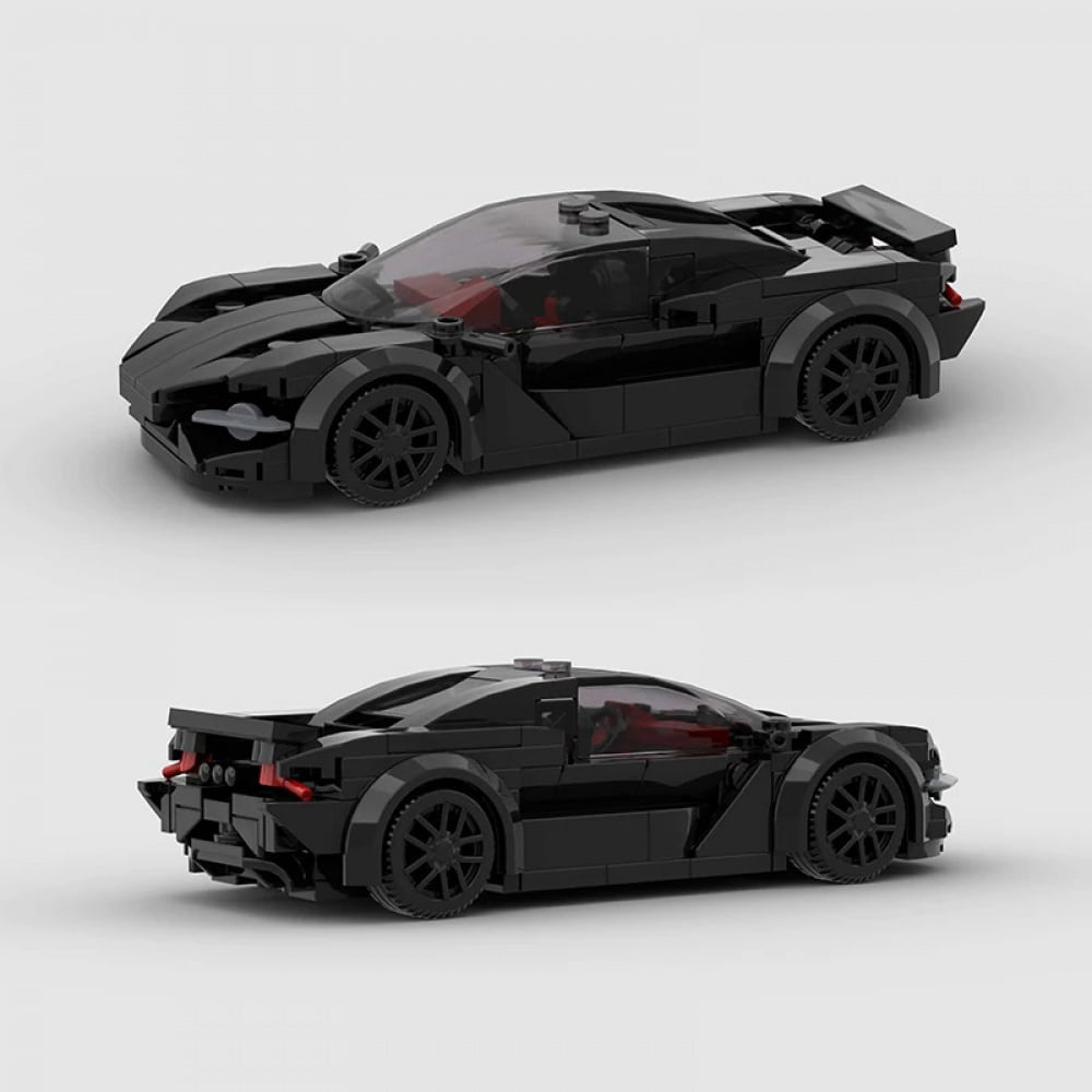 Hot MOC 765lt City Racing Car Speed Champions Sports Building Blocks Bricks Technique Supercar ...