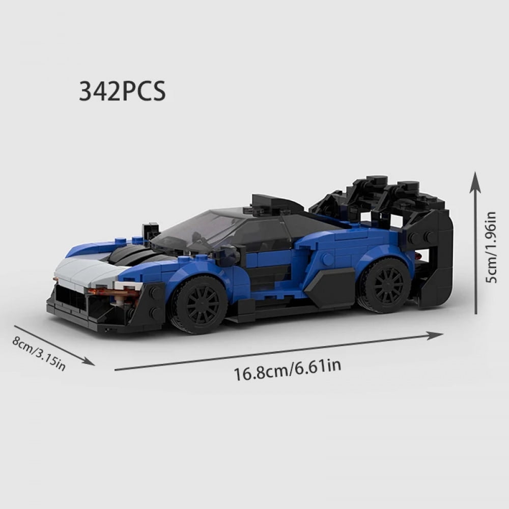 Hot MOC 765lt City Racing Car Speed Champions Sports Building Blocks ...