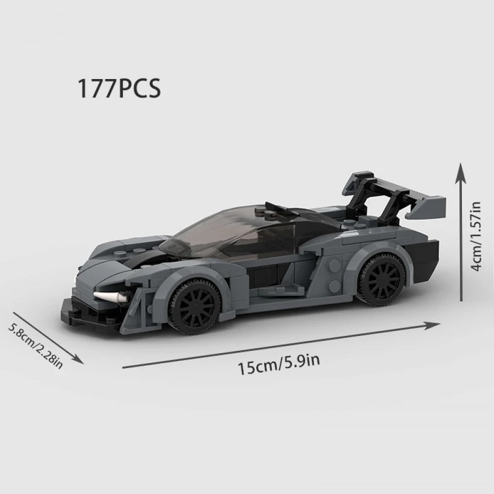 Hot MOC 765lt City Racing Car Speed Champions Sports Building Blocks ...