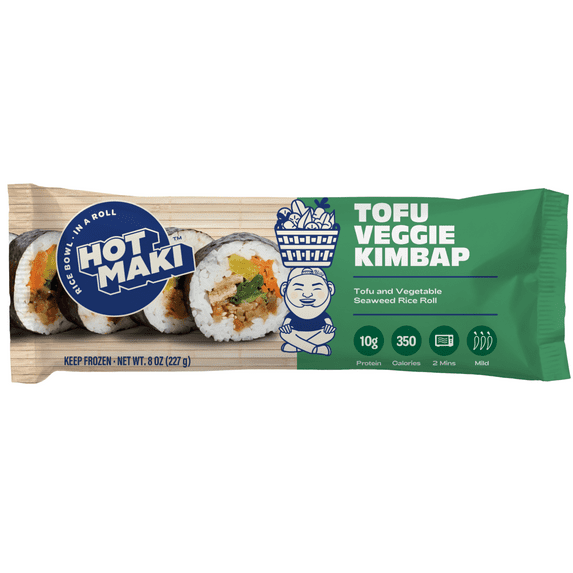 Hot Maki Veggie Kimbap, 8 Ounces, Frozen - Walmart.com