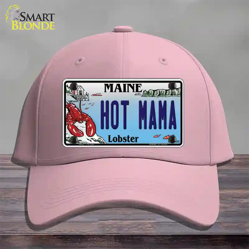 Hot Mama Maine Lobster Novelty License Plate Hat Cotton Pink - Walmart.com