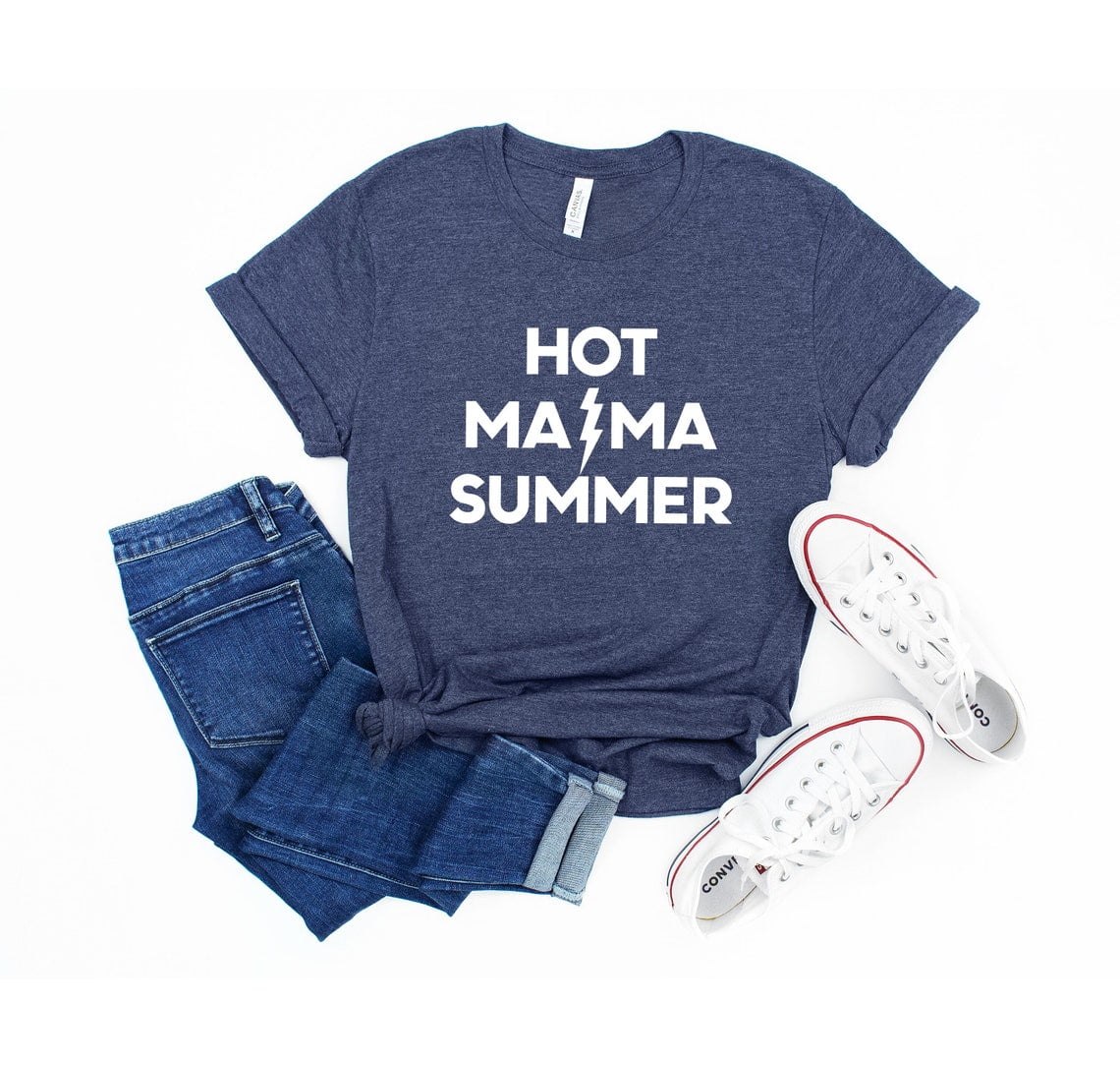 Hot Mama Summer Shirt, Hot Mama Shirt, Hot Mom Shirt, Mama Summer Shirt, Hot Mess Mama Shirt ...