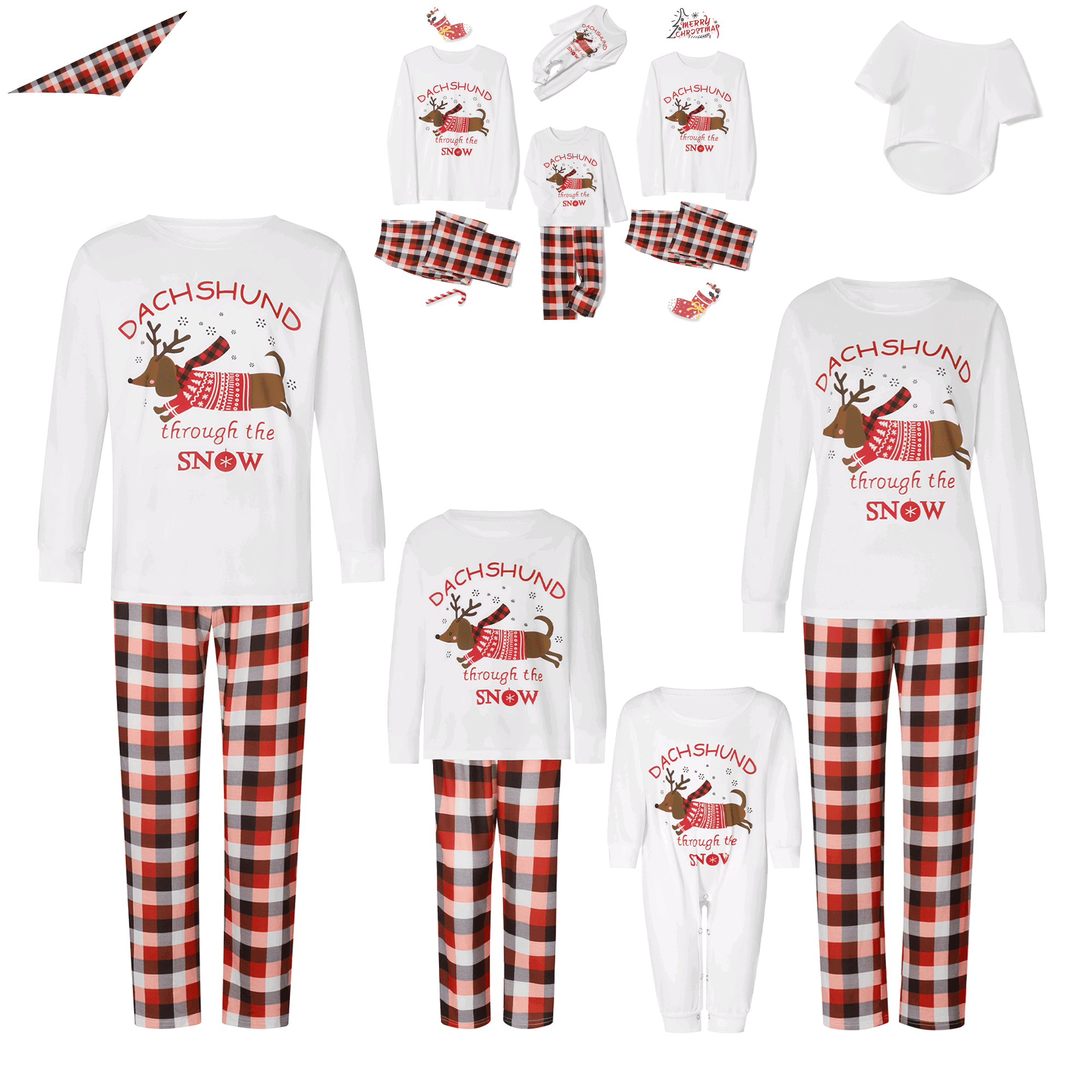 Hot Matching Christmas Pajamas For Family - Walmart.com