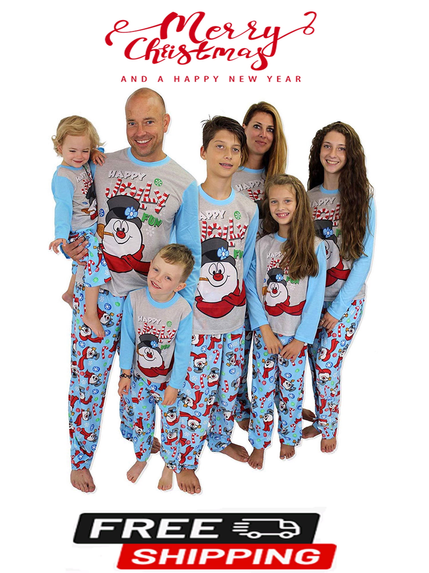 Hot Matching Christmas Pajamas For Family - Walmart.com