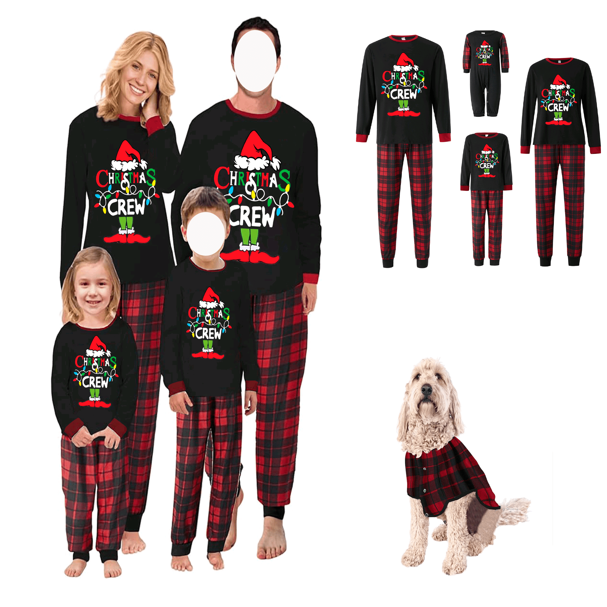 Hot Matching Christmas Pajamas For Family - Walmart.com